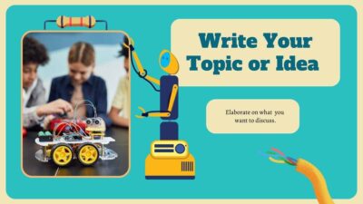 Illustrated Robotics and Artificial Intelligence Lesson. Free PPT ...