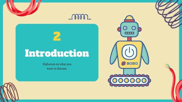Illustrated Robotics and Artificial Intelligence Lesson. Free PPT ...