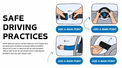 Safety Driving Tips Newsletter. Slides Template — SlidesCarnival