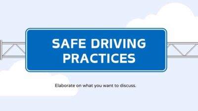 Safety Driving Tips Newsletter. Slides Template — SlidesCarnival