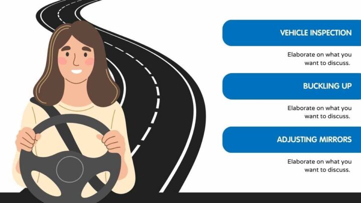Safety Driving Tips Newsletter. Slides Template — SlidesCarnival