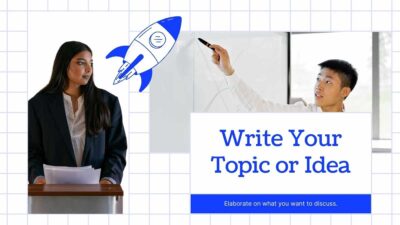 Illustrated School Debate Club. Free PPT & Google Slides Template ...
