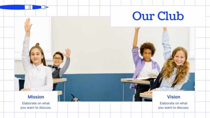 Illustrated School Debate Club. Free PPT & Google Slides Template ...