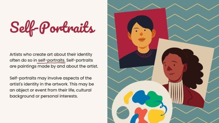 Illustrated Self-Portraits: Identity and Self-Expression Lesson. Free ...