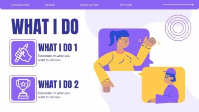 Senior Frontend Developer Portfolio. Free PPT & Google Slides Template ...