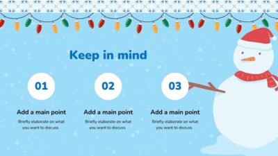 Illustrated Snowman Story Book. PPT & Google Slides Template ...