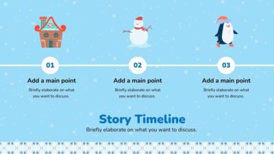 Illustrated Snowman Story Book. PPT & Google Slides Template ...