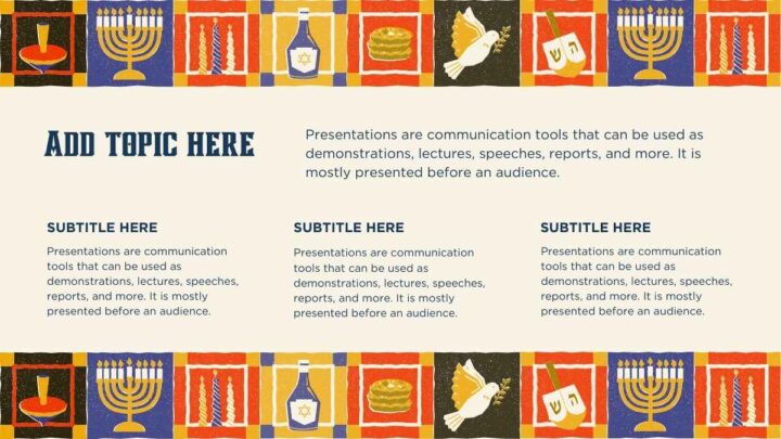 Illustrated Social Studies Subject: Jewish Culture. Free Presentation ...