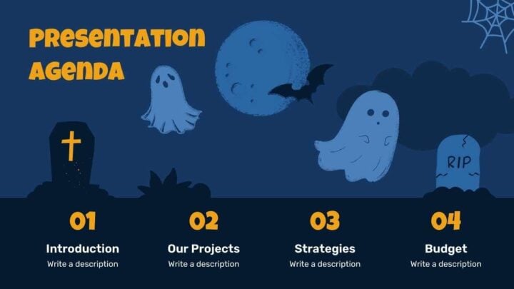 Illustrated Spooky Halloween. Free PPT & Google Slides Template ...