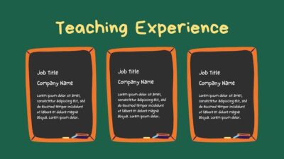 Illustrated Teacher Resume. PPT & Google Slides Template — SlidesCarnival