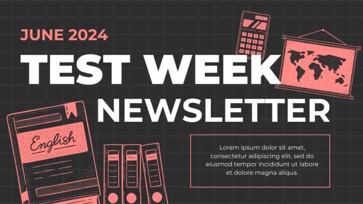 Test Week Newsletter. Free PPT & Google Slides Template — SlidesCarnival