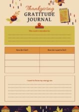 Thanksgiving Gratitude Journals. Free PPT & Google Slides Template ...