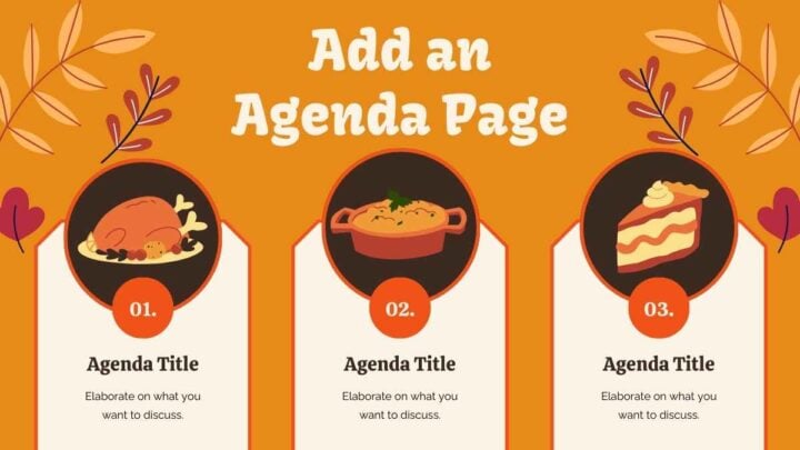 Illustrated Thanksgiving Newsletter. PPT & Google Slides Template ...