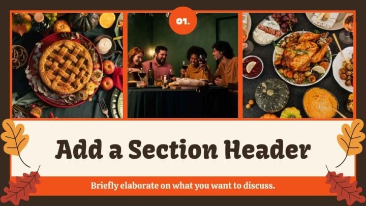 Illustrated Thanksgiving Newsletter. PPT & Google Slides Template ...