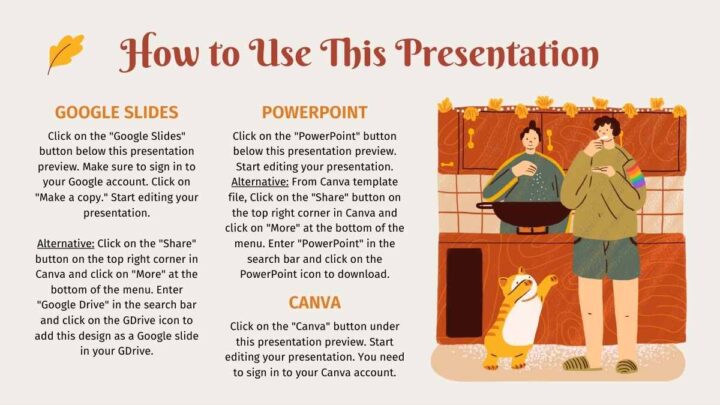 Illustrated Thanksgiving Traditions. Free PPT & Google Slides Template ...