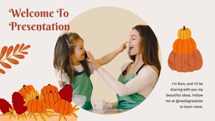 Illustrated Thanksgiving Traditions. Free PPT & Google Slides Template ...