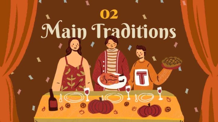 Illustrated Thanksgiving Traditions. Free PPT & Google Slides Template ...