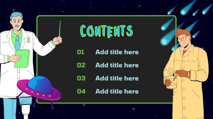 Time Travel Adventure Scifi Background Slides. Free Slides Template ...