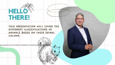 Illustrated Vertebrate And Invertebrate Animals. Free Presentation ...