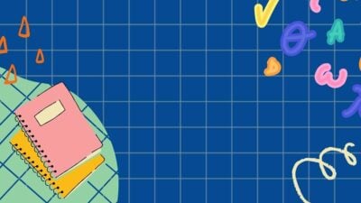 Illustrated Video Call Background. Free Presentation Template ...
