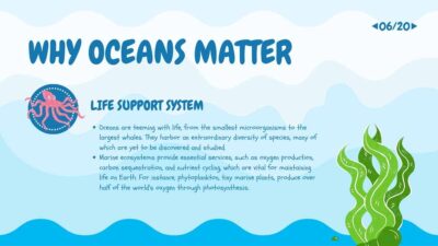 World Ocean Day at School. Free Slides Template — SlidesCarnival