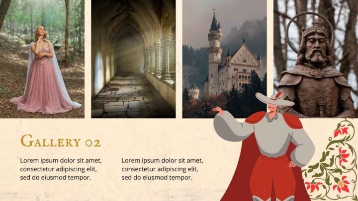 Illustrative Medieval Style Consulting Toolkit. Free PPT & Google ...