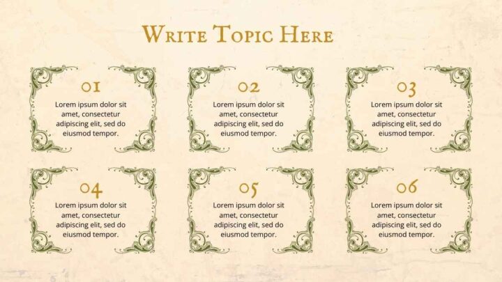 Illustrative Medieval Style Consulting Toolkit. Free PPT & Google ...