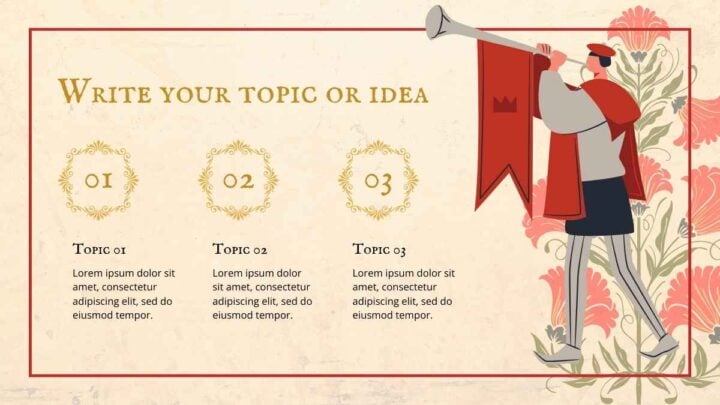 Illustrative Medieval Style Consulting Toolkit. Free PPT & Google ...