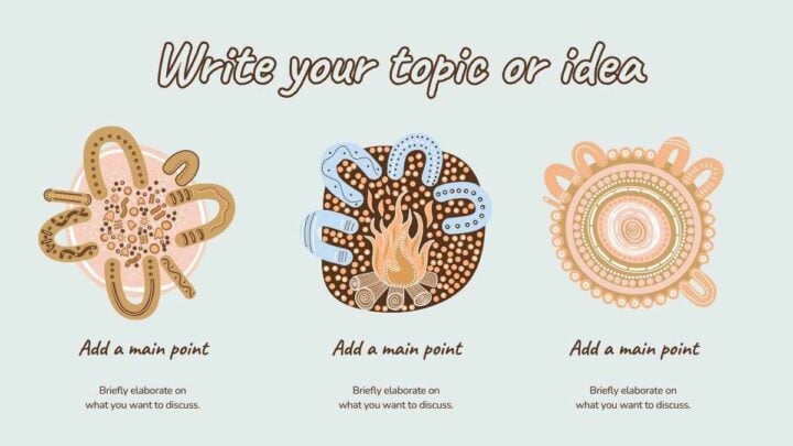Indigenous Australian Art. Free Presentation Template — SlidesCarnival