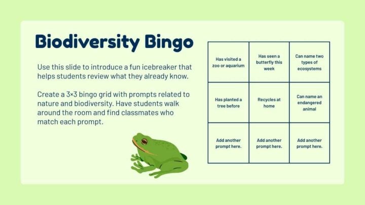 Introduction to Biodiversity Lesson for Middle School. Free PPT ...