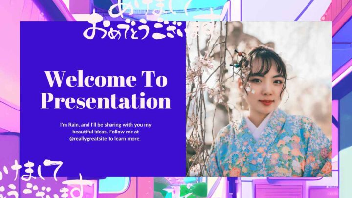 Japanese Pastel Streets Newsletter. Free PPT & Google Slides Template ...