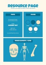 Know Your 206 Bones Poster. Free Poster Template — SlidesCarnival