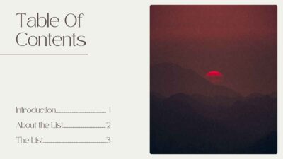 Minimal 10 Best Movies of All Time. Presentation Template — SlidesCarnival