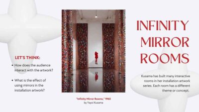 Minimal 3D Installation Art Lesson. Free Lesson Slides Template ...