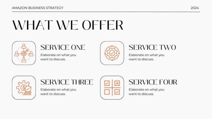 Amazon Business Strategy. Free Slides Template — SlidesCarnival