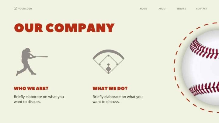 Baseball Training Center. Free PPT & Google Slides Template ...