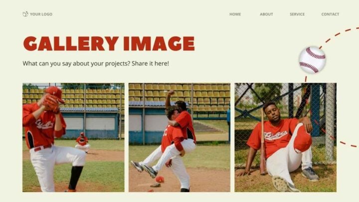 Baseball Training Center. Free PPT & Google Slides Template ...