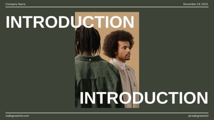 Modern Minimal Creative Campaign. PPT & Google Slides Template ...