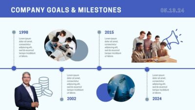 Company Goals And Milestones Infographics. Free Infographics Template ...