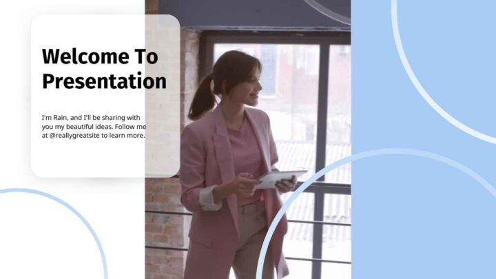 Minimal Company Townhall Meeting. Free Presentation Template ...
