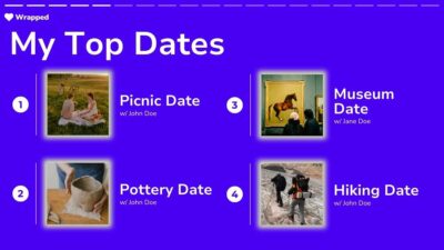 Dating Wrapped Up Highlights. Free PPT & Google Slides Template ...