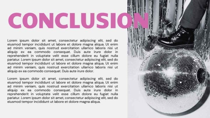 Disco Ball Decor Newsletter. Free PPT & Google Slides Template ...