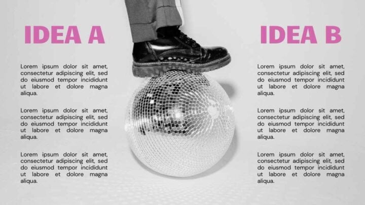 Disco Ball Decor Newsletter. Free PPT & Google Slides Template ...