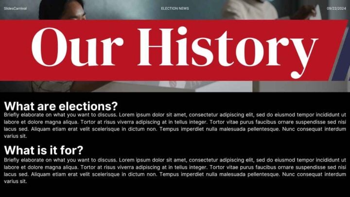 Election News Background. Free PPT & Google Slides Template ...
