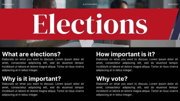 Election News Background. Free PPT & Google Slides Template ...