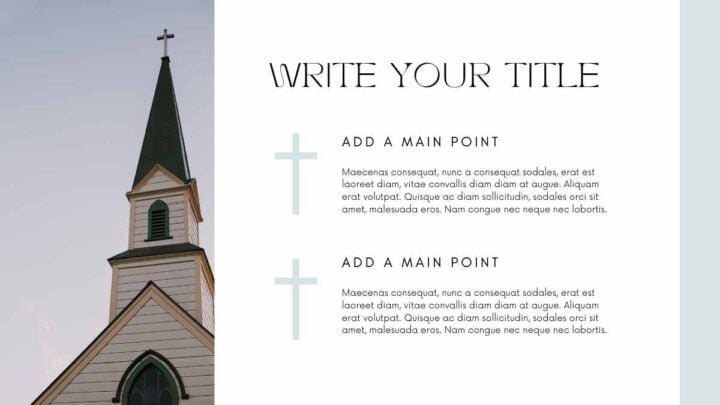 Baptism and Confirmation. Free Slides Template — SlidesCarnival