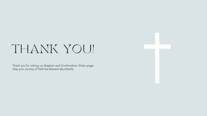 Baptism and Confirmation. Free Slides Template — SlidesCarnival