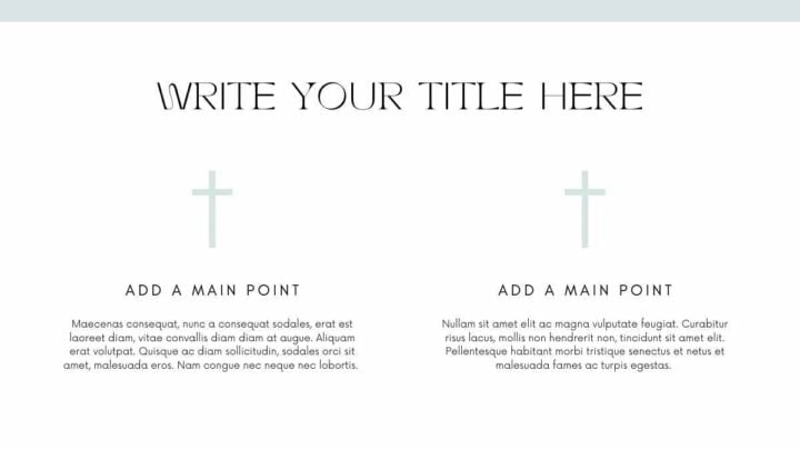 Baptism and Confirmation. Free Slides Template — SlidesCarnival