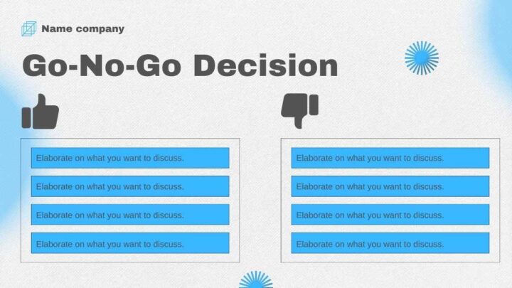 Go-No-Go Decision Infographic. Free PPT & Google Slides Template ...