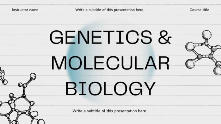 Genetics And Molecular Biology. Free Slides Template — SlidesCarnival
